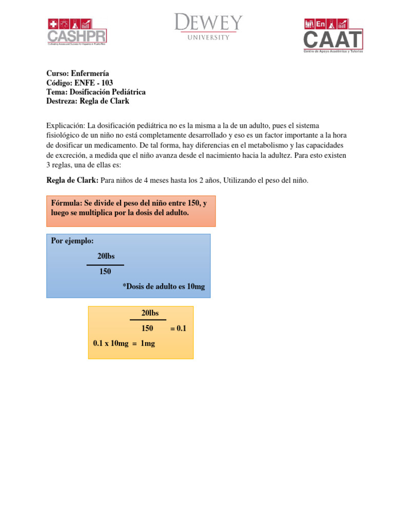 Regla de Clark | PDF