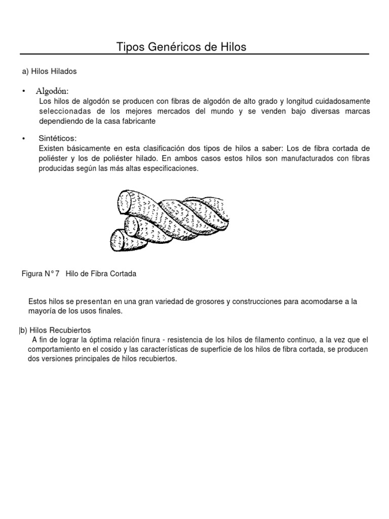 Tipos Genéricos de Hilos | PDF