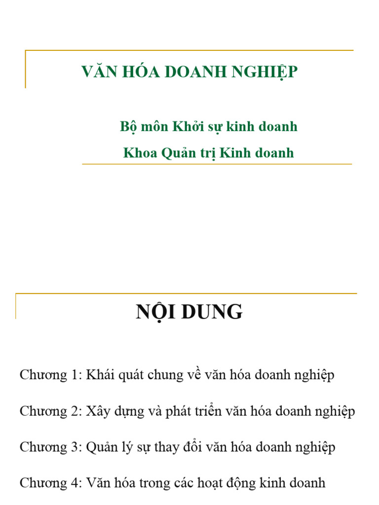 Slide Môn VHDN Cho Sv 2022 | PDF