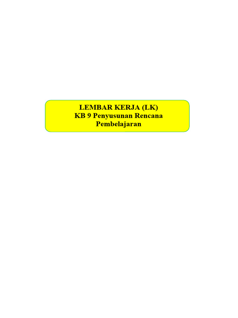LK 9 PUSPA | PDF