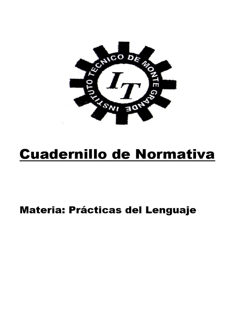 Cuadernillo Normativas ITMG | PDF