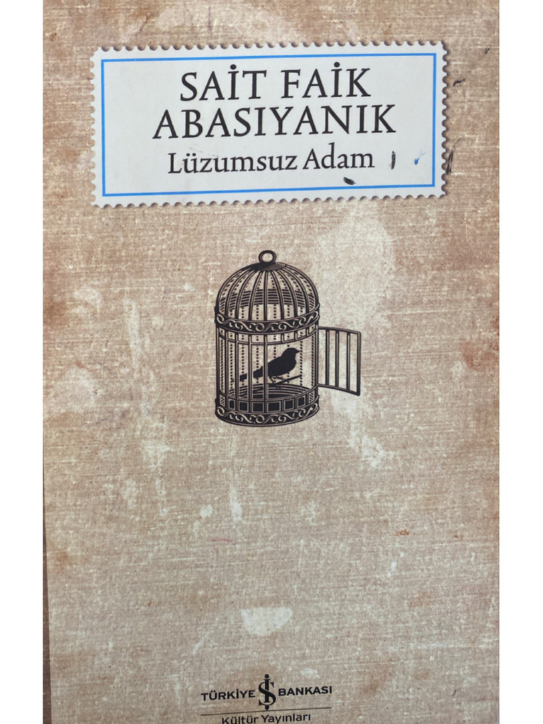 Sait Faik, Lüzumsuz Adam | PDF