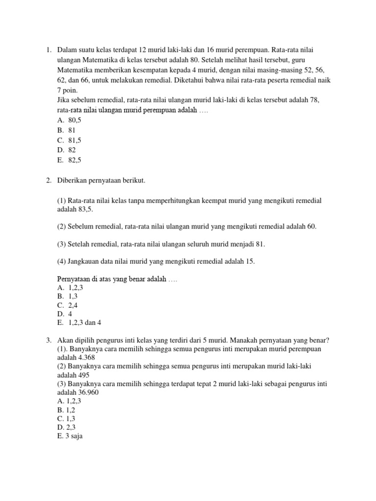 Sogo Penalaran Matematika | PDF | Metode & Bahan Ajar