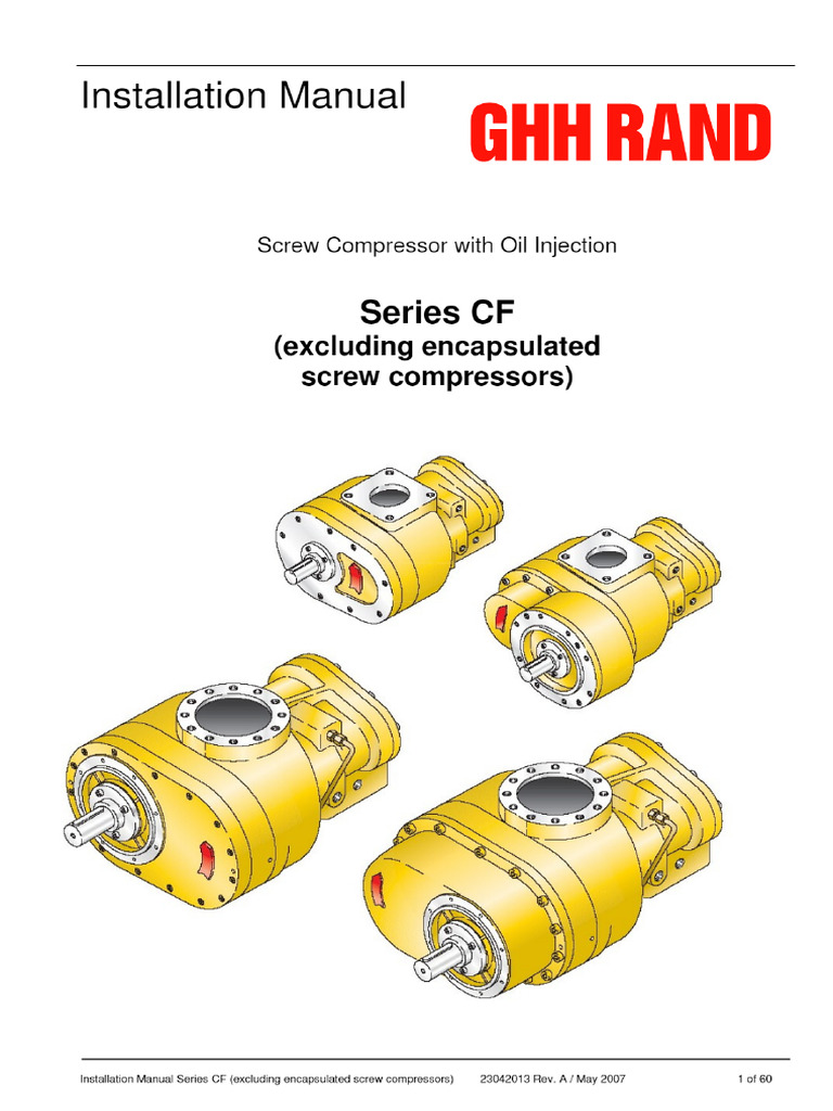 GHH RAND CF128G, CF128R, CF75G, CF90G5, CF90G8 Installation Manual - Manualzz | PDF