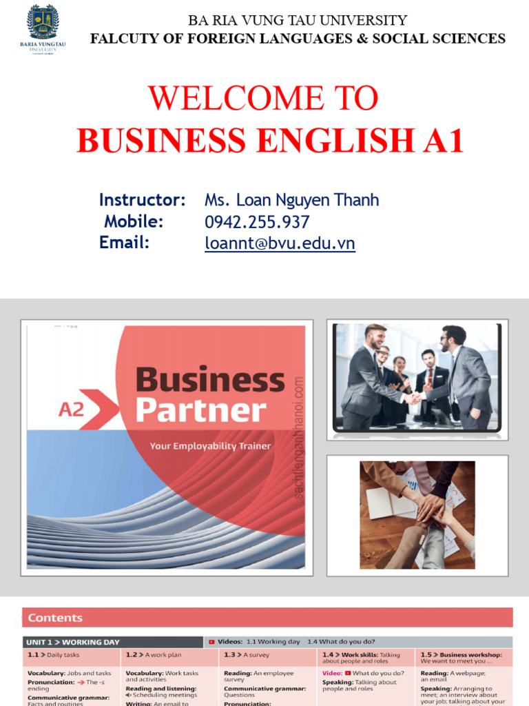 BP A1 Unit 2 - Doing Business - (L 2.1 & 2.2) | PDF | Supermarket | Lunch