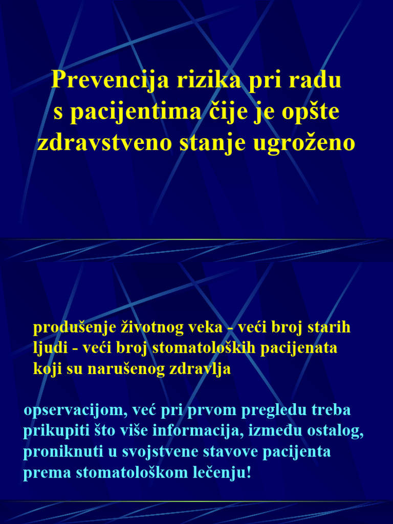 BR - 1-2 - Identifikacija Pacijenta Sa Rizikom | PDF