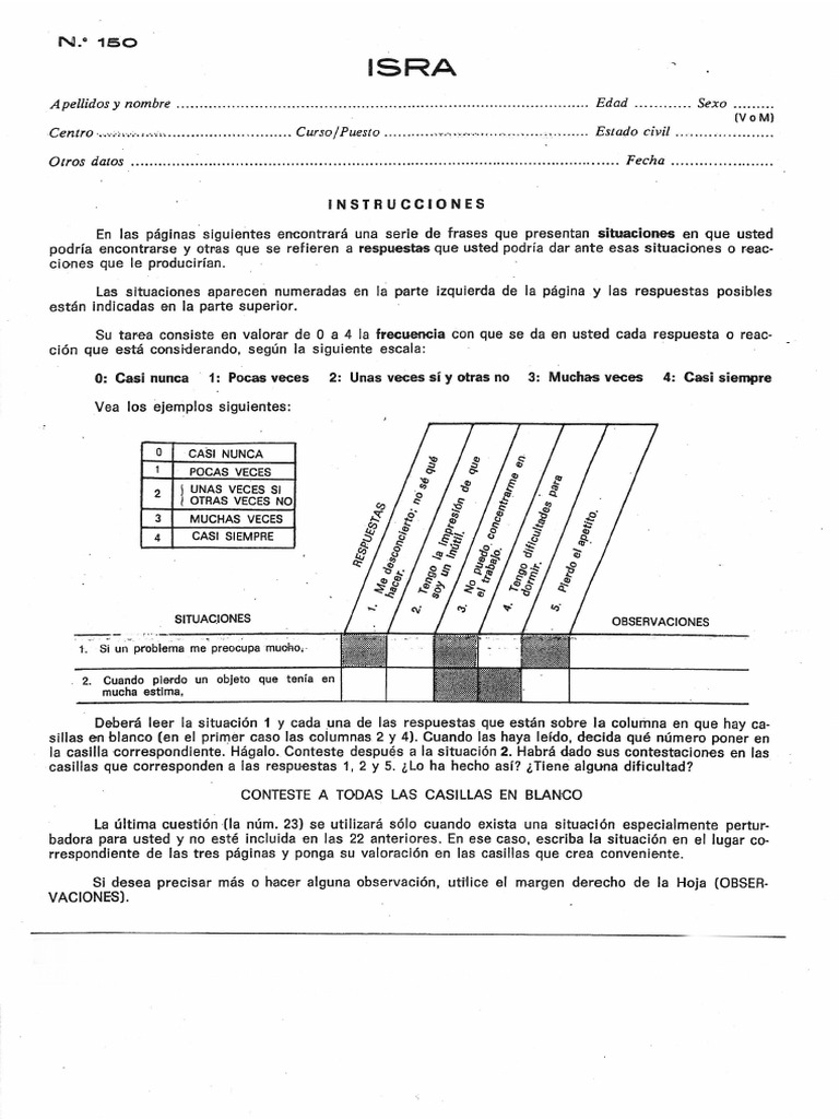 Protocolo - ISRA | PDF