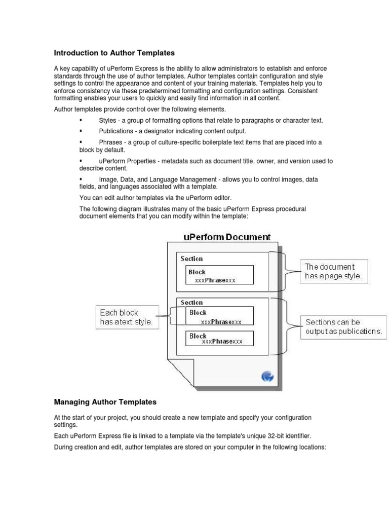 Introduction To Author Templates | PDF | Computer Data | System Software