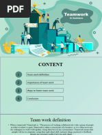 Collaboration and Teamwork in The Workplace | PDF | Leadership | Leadership