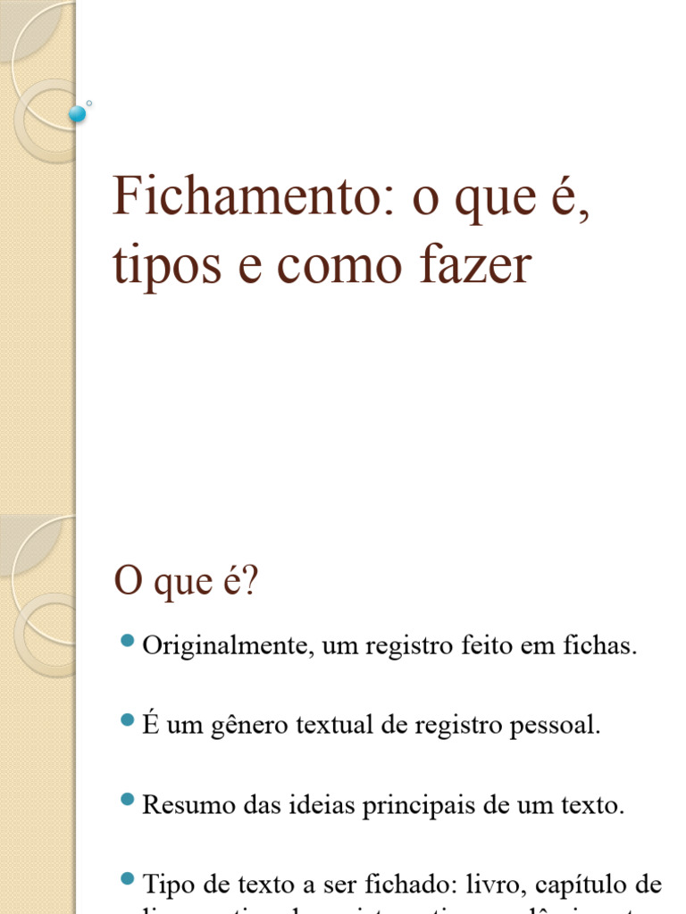 Como Fazer Um Fichamento | PDF