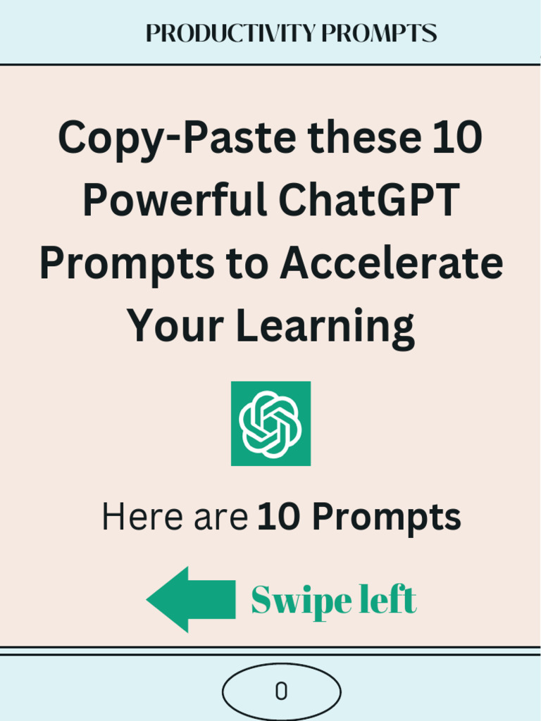 10 Powerful Prompts For Learning 1695824952 | PDF