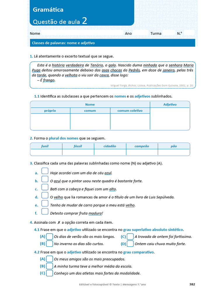 QA Educacao Gramatica 2 | PDF