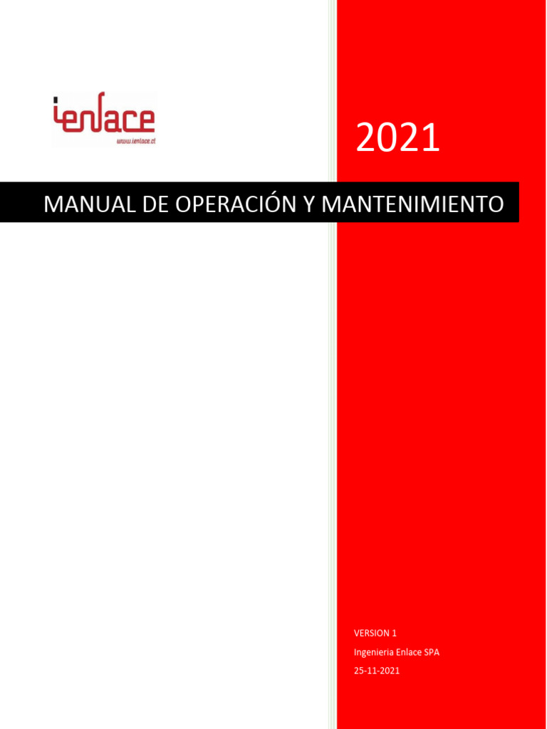 Manual de Operación y Mantención 320 | PDF | Tecnología