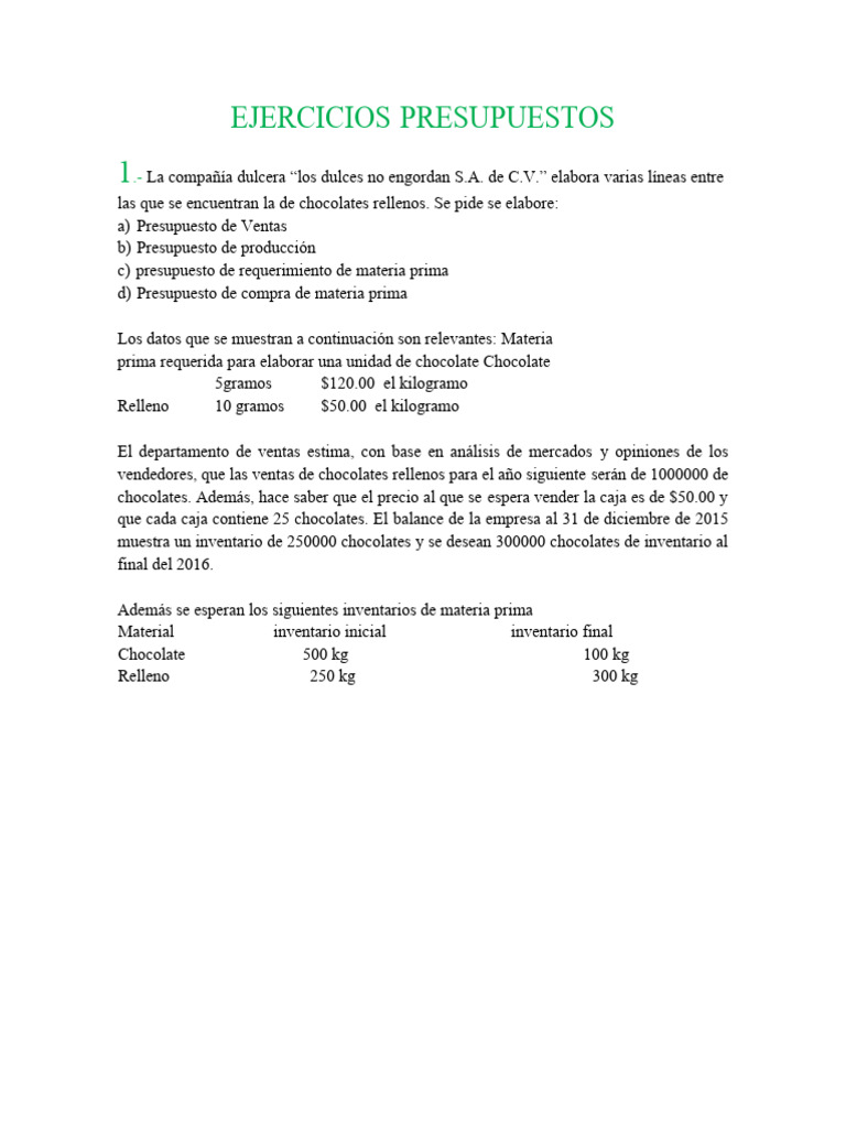 Problemario Tema 1 | PDF