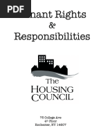 HUD Resident Rights & Responsibilities | PDF | Law