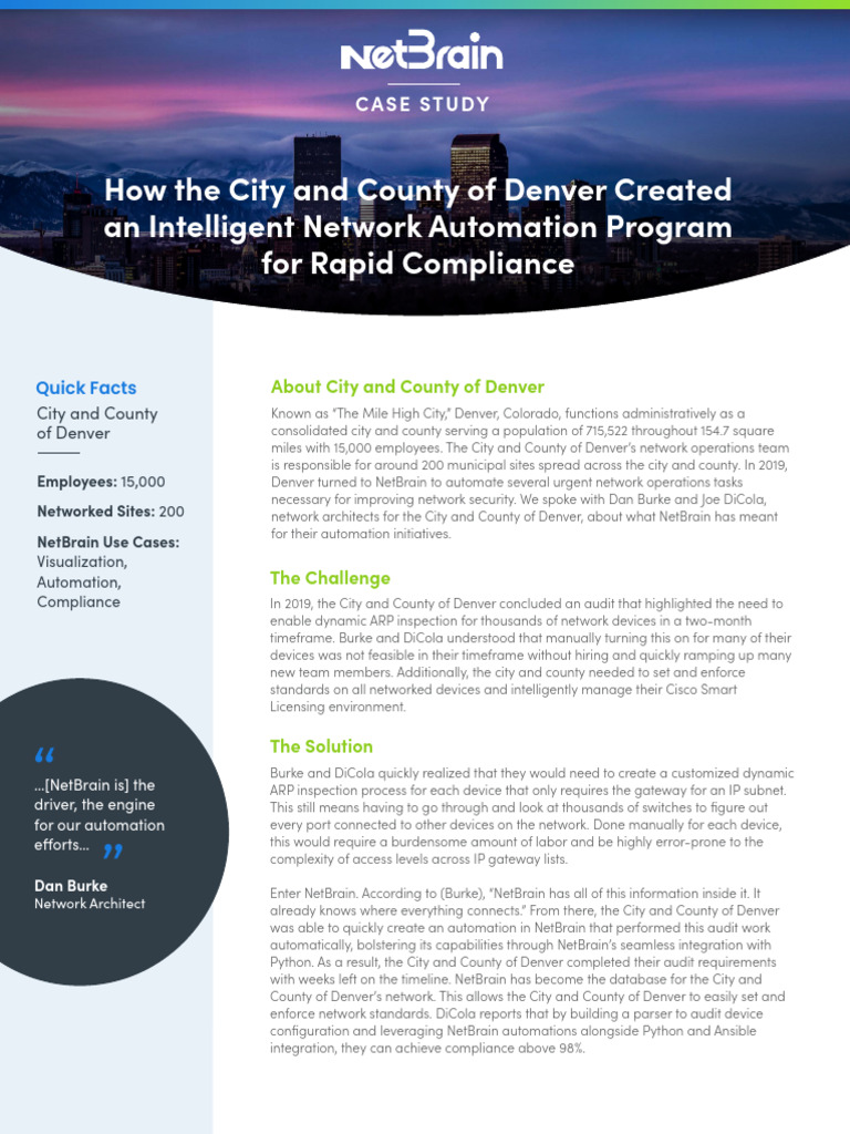 How The City and County of Denver Created An Intelligent Network ...