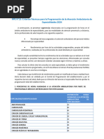 Puntajes ENARM 2024 por Especialidad | PDF | Medicina | Oncología
