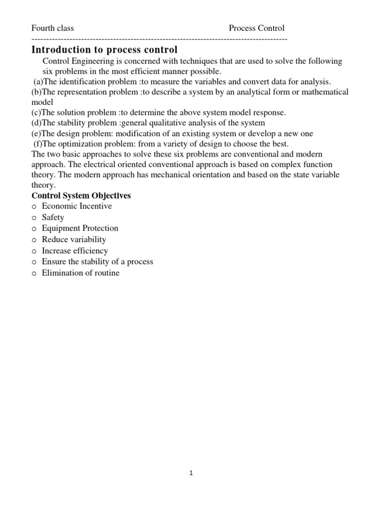 Proces Control 11 | PDF | Control Theory | Laplace Transform