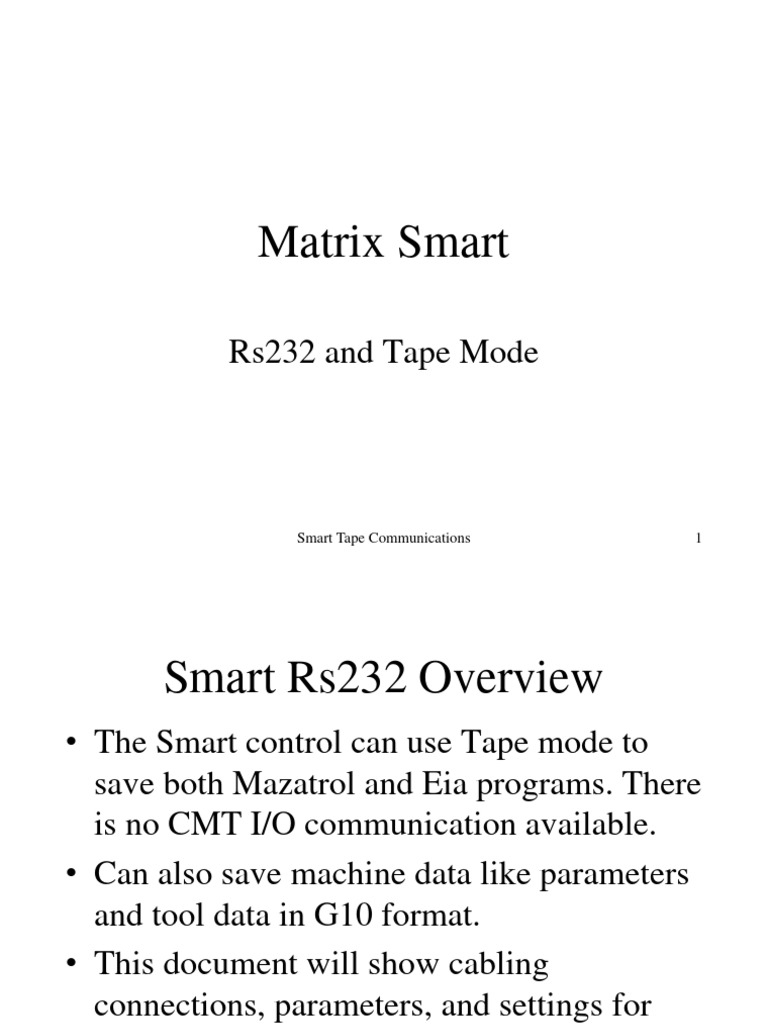 Smart Tape Communication Guide | PDF | Personal Computers | Bit