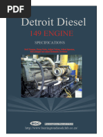 Detroit Diesel 149 Series Engines Spec Sheet Collection Abby | PDF
