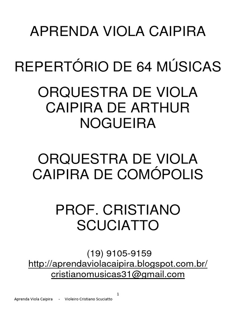 000 Aprenda Viola Caipira | PDF
