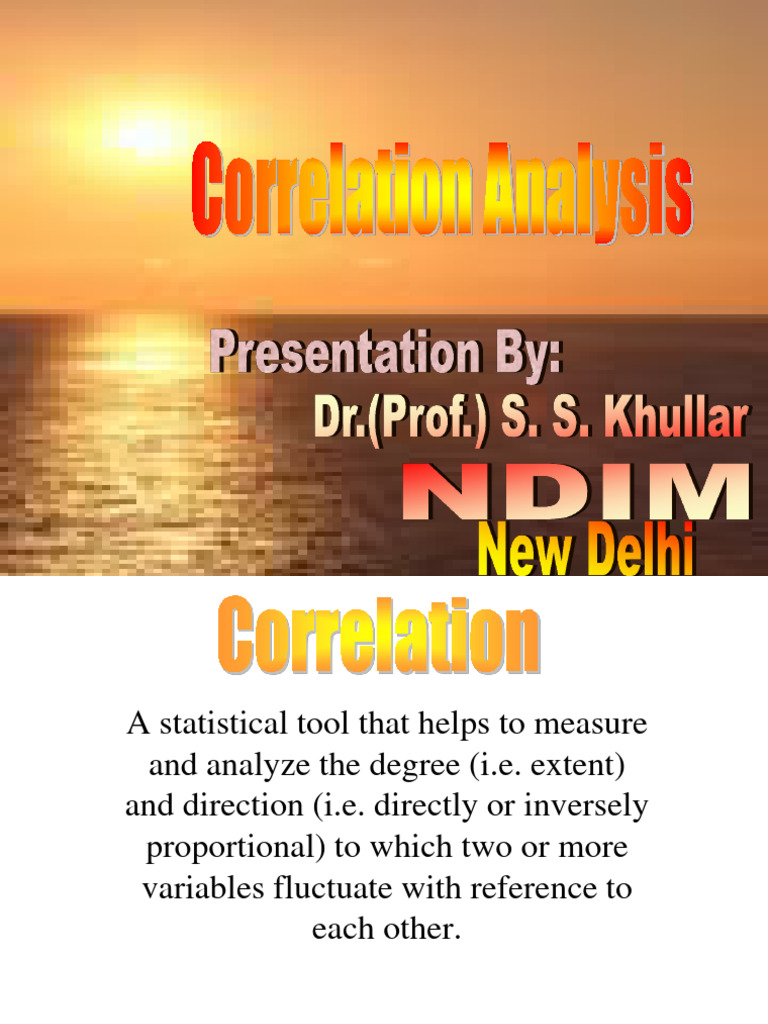 Correlation Analysis | PDF | Statistical Analysis | Teaching Mathematics Correlation Analysis | PDF | Statistical Analysis | Teaching Mathematics