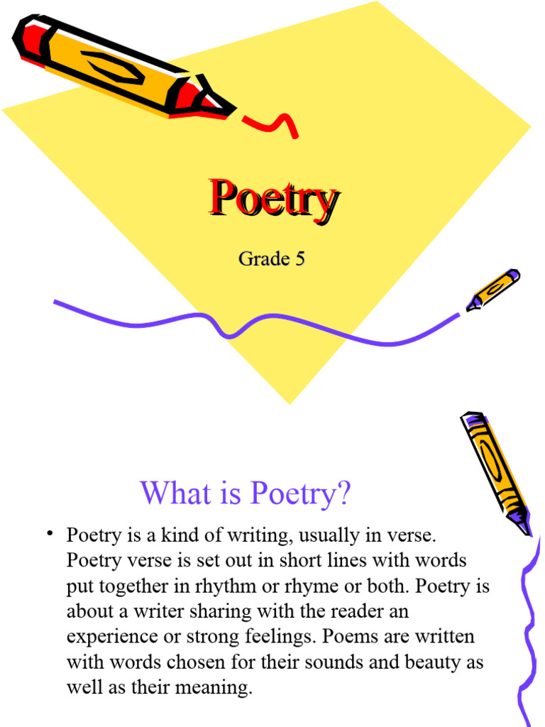 Poetry Powerpoint | PDF