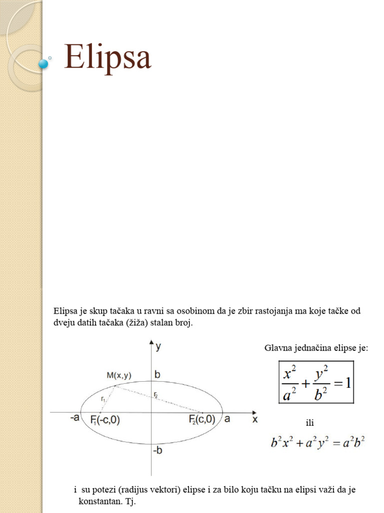 Elipsa | PDF