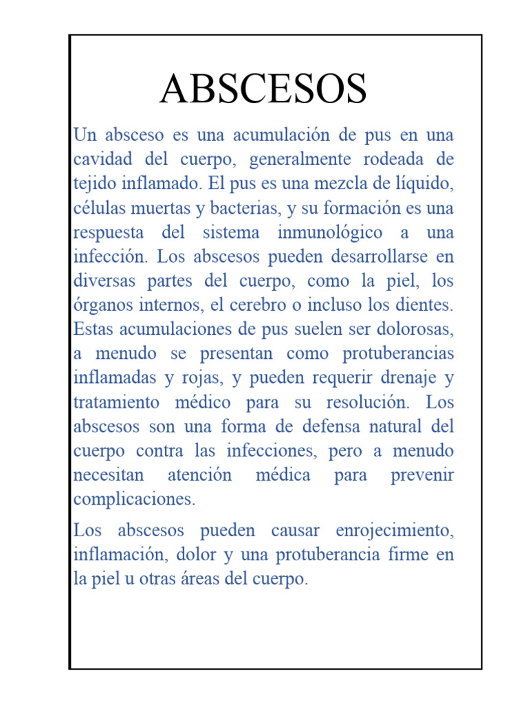 ABSCESOS | PDF