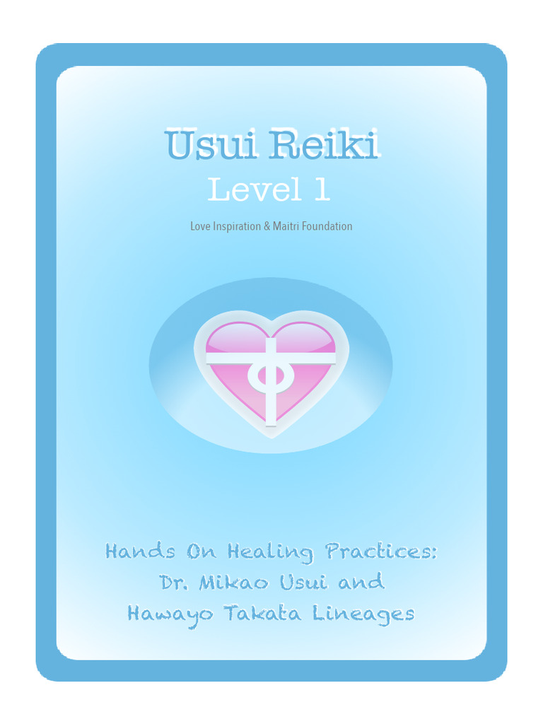 Usui Reiki - Level 1 | PDF