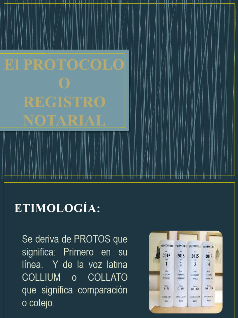 El Protocolo Notarial Requisitos y Formalidades Completo 2022 | PDF ...