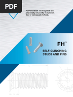 Self-Clinching Nut Data Sheet (PEM) | PDF | Nut (Hardware) | Screw