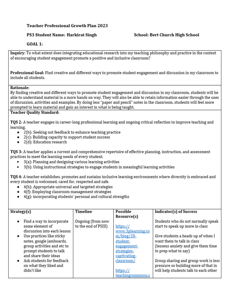 TPGP Harkirat Singh | PDF | Teachers | Learning