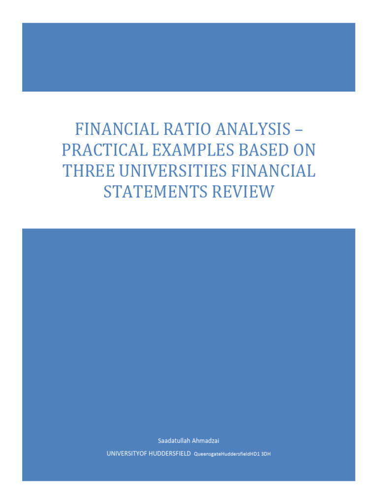 Financial Ratio Analysis Practical Examp | PDF | Debt | Leverage (Finance)