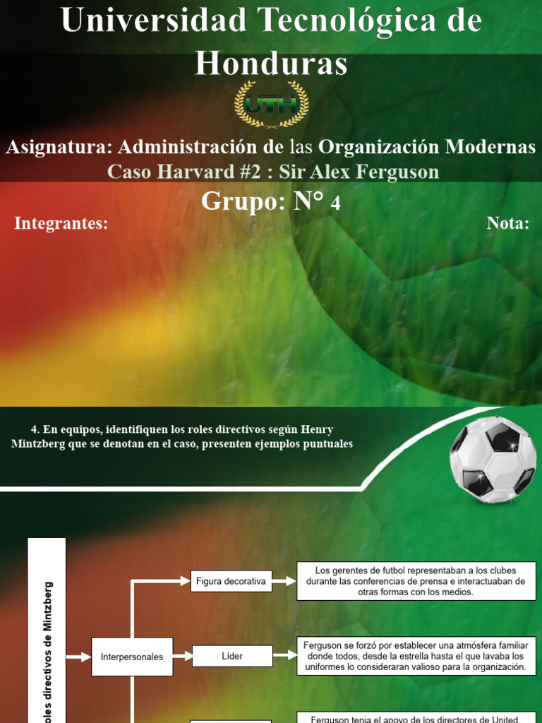 Caso Harvard #2 Sir Alex Ferguson | PDF