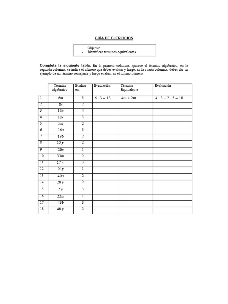 Guia Matematica Septimo Basico | PDF