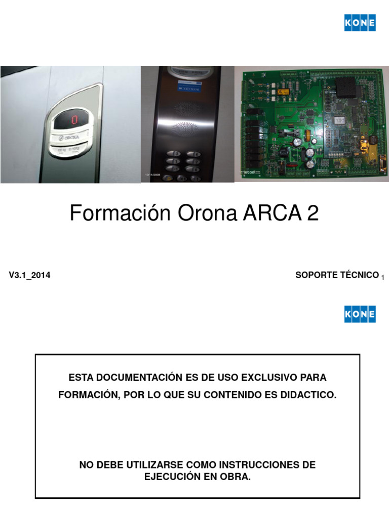 Formacion Arca Ii. V3.1 | PDF | Ascensor | Transporte
