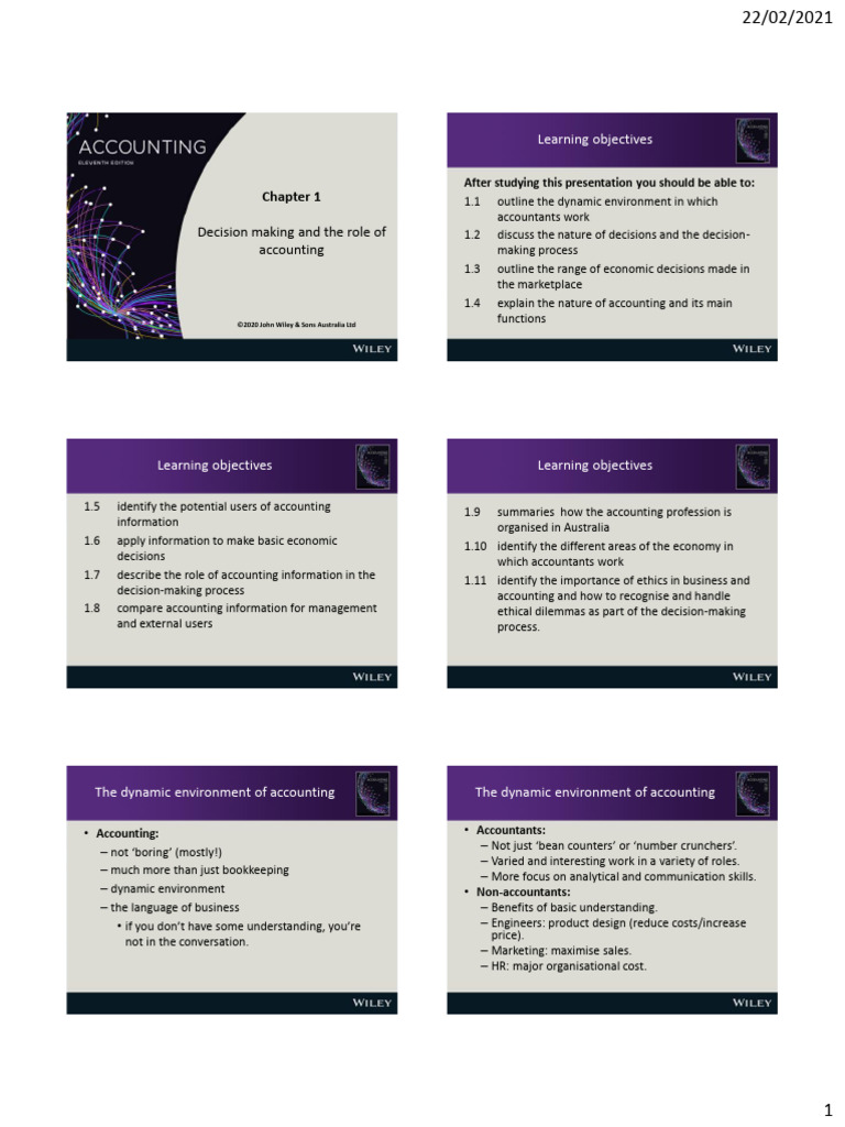 Chapter 1 Lecture Notes | PDF Chapter 1 Lecture Notes | PDF