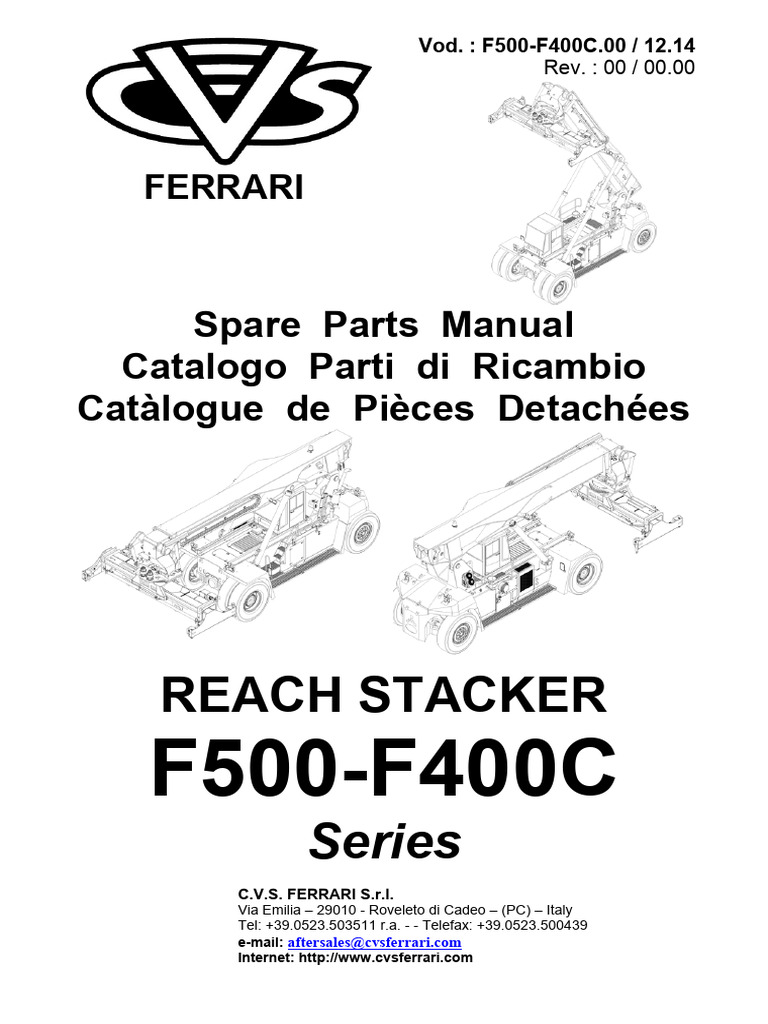 Reach Stacker: Series | PDF | Axle | Manufactured Goods