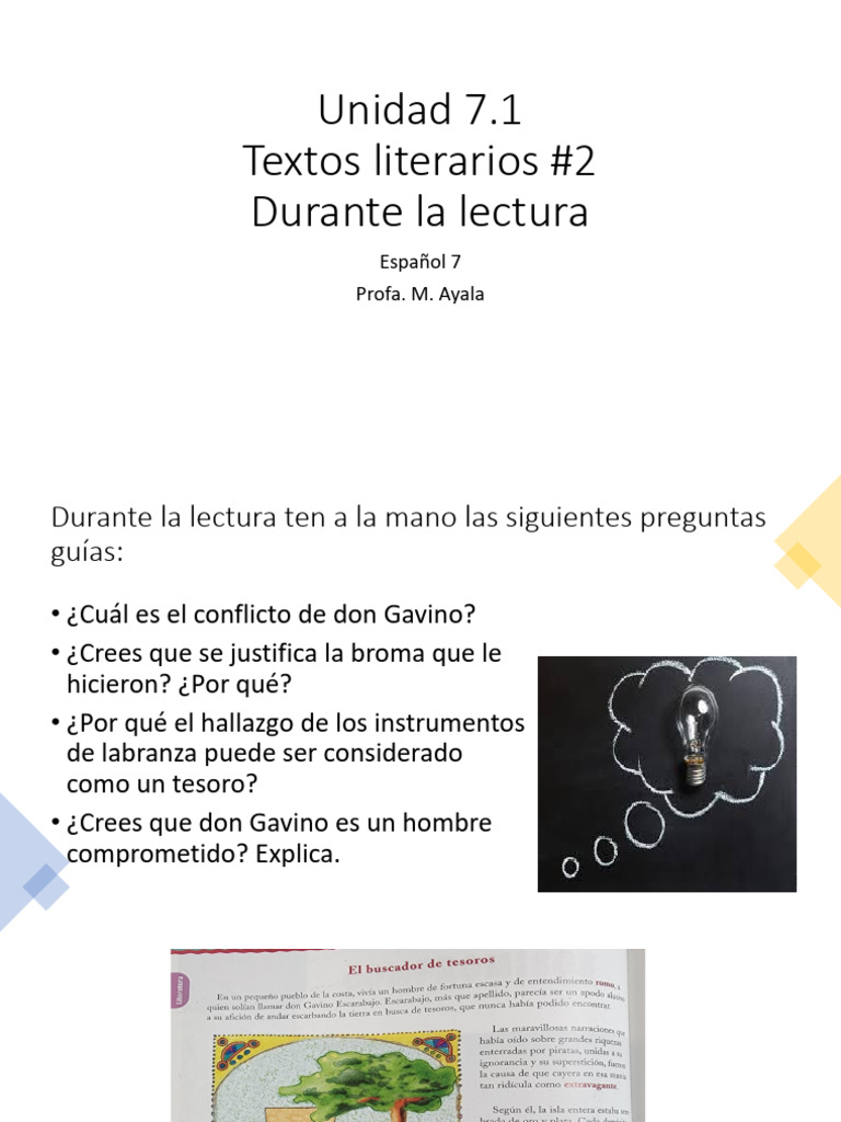 el buscadore de tesoros durante la lectura | PDF