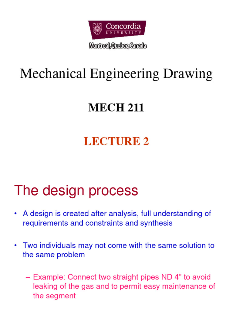 Mechanical Engineering Design Process | PDF