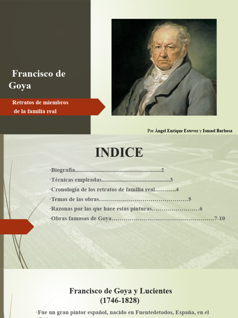 Francisco de Goya | PDF | Francisco Goya | Pinturas