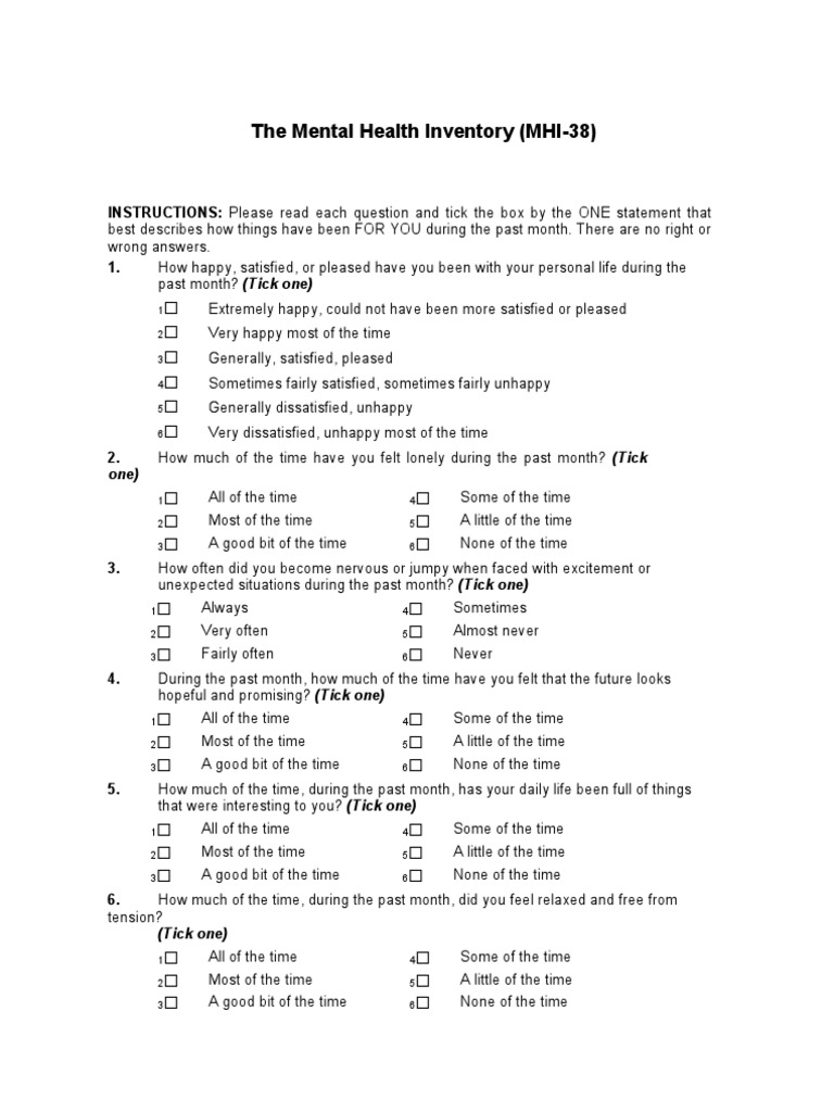Mental_Health_Inventory(4) | Well Being | Affect (Psychology)