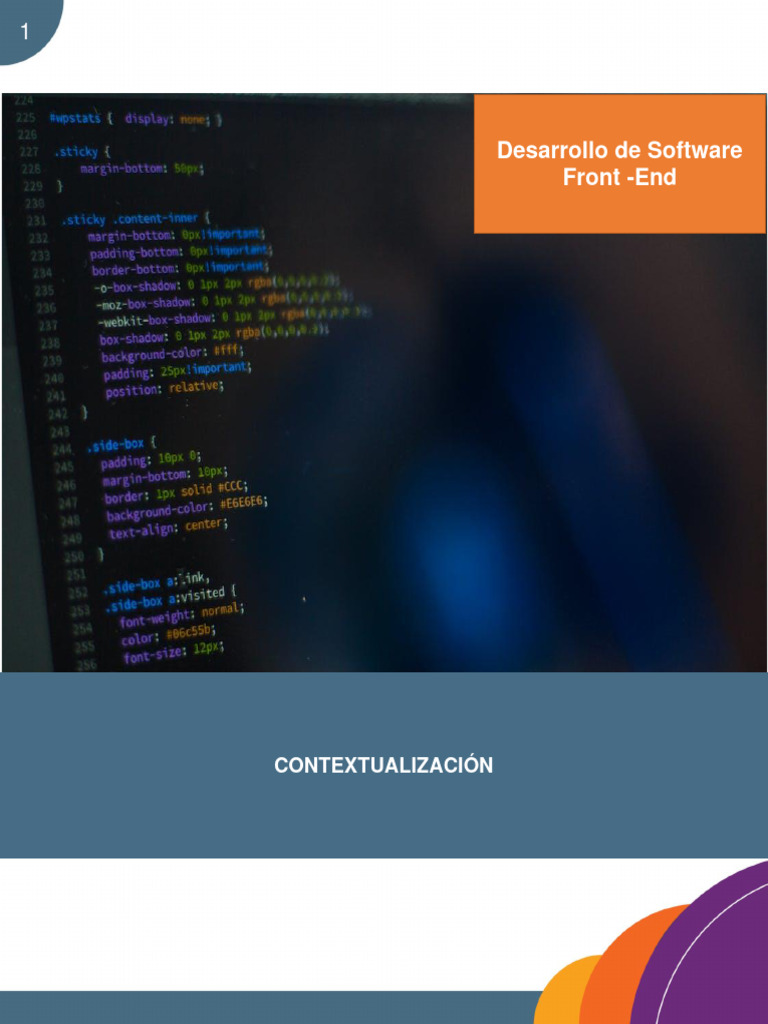 Fundamentos de HTML y CSS para Front-End | PDF | Modelo de objeto de documento | HTML