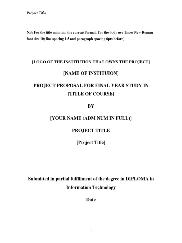 Project Documentation Format | PDF | Abstract (Summary) | Computing