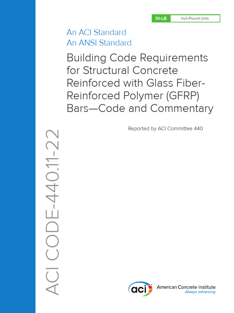 Building Code Requirements For Structural Concrete Reinforced With