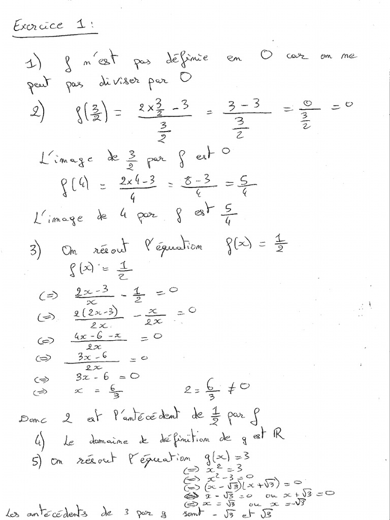 Corrigé DS Entraînement | PDF