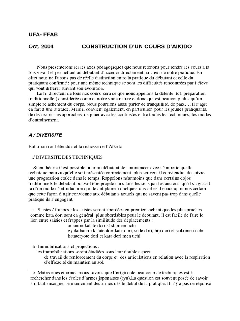 Construction Cours Ffab Ufa | PDF