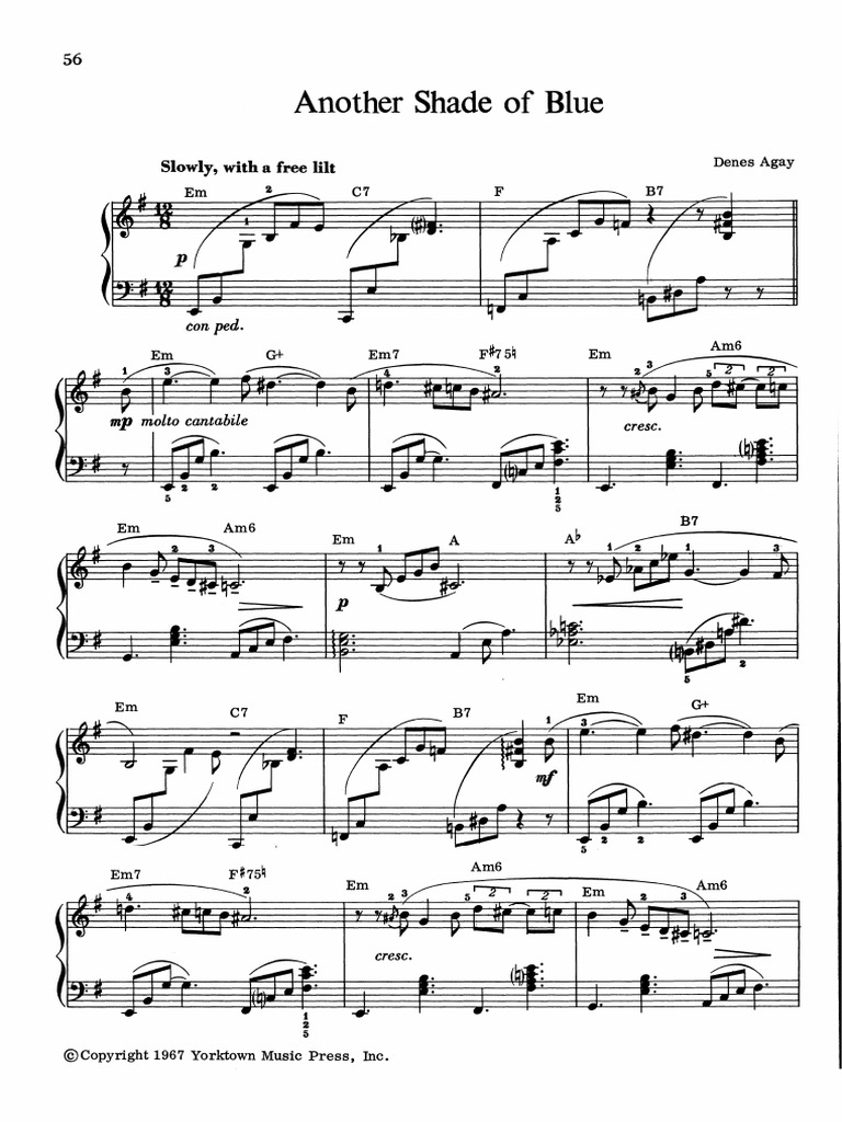 Denes Agay - Another Shade of Blue | PDF