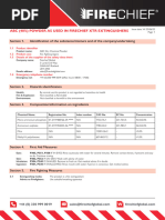 ABC Dry Powder Fire Extinguisher Safety Data Sheet | PDF | Water ...